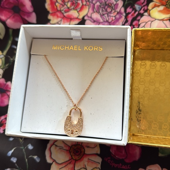 Michael Kors | Jewelry | New Michael Kors Rose Gold Love Locket Pendant ...